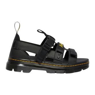 Dr. Martens Element Webbing Leder Sandale Gummisohle - - Shoes - Herren - Schwarzk - 36 EU