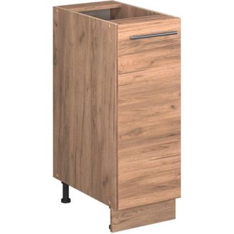 Vicco Apothekerschrank Fame-Line, Goldkraft Eiche, 30 cm, AP Anthrazit, Vicco