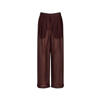 Tibi Pantalon large taille haute
