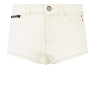 Philipp Plein Damen, Shorts, Beige, W28Gr&ouml;&szlig;e