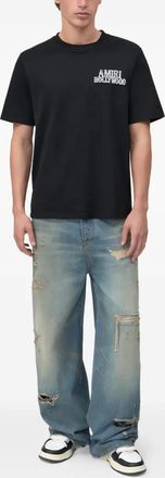 Amiri Hollywood graphic-print T-shirt - Schwarz