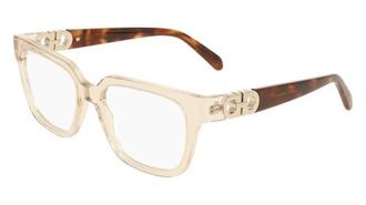 Ferragamo SF3056 259 Lunettes pour femme Transparent Beige 55/18/145