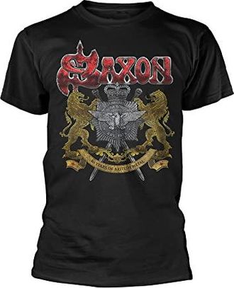 Saxon 40 Years T-Shirt Manches Courtes Noir M