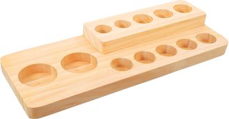 PartyKindom Organizer Für Ätherische Öle Flaschen Ständer Mit Separaten Fächern Für Öl Und Farbflaschen Sicher Und Langlebig