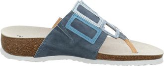 Think L&auml;ssige Ledersandale - - Shoes - Damen - Blau - 38 EU