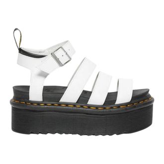 Dr. Martens Blaire Quad Leder Sandale - - Shoes - Damen - Wei&szlig; - 40 EU