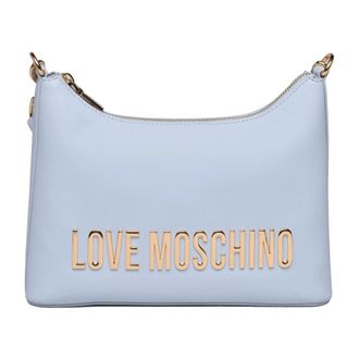 Love Moschino Schultertasche mit Logo - - Bags - Damen - Blau - ONE SIZE