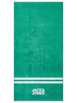 Jack & Jones Serviette de plage 80 x 160 cm 100 % coton éponge JACCLUB Serviette de bain Serviette de bain Serviette de sport Taille unique Couleur : vert pin (122