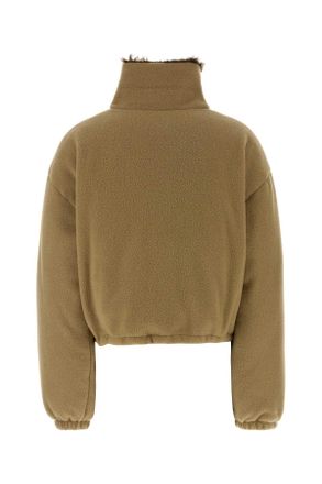 Miu Miu Womens Camel Pile Down Jacket Cammello Piumini
