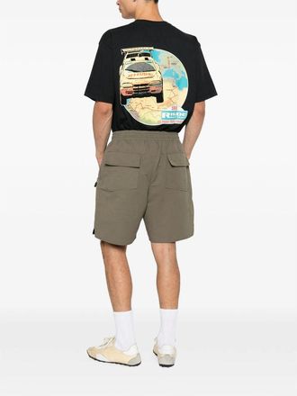 Rhude Graphic-Print Cotton T-Shirt - Black