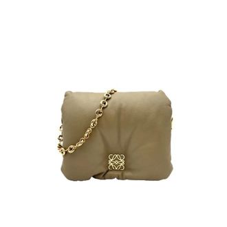 Loewe Sac bandouli&egrave;re en cuir Pre-owned - Femme - Pre-owned - Beige - Taille: ONE Size