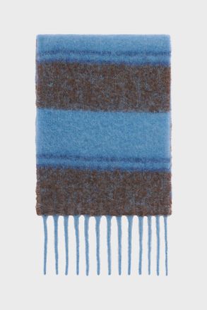 Gerard Darel Echarpe &agrave; larges rayures - SYRACUSA - Bleu