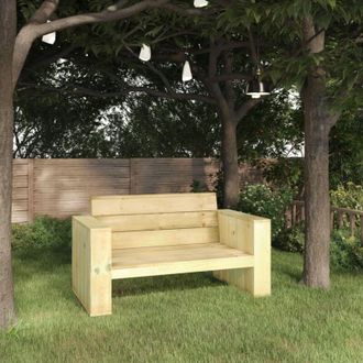 vidaXL Vidaxl - Banc de jardin 139 cm bois de pin impr&eacute;gn&eacute;