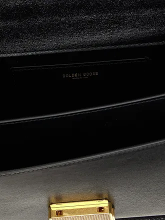 Golden Goose Palmellato Leather Top Handle Bag - Black
