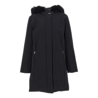 Roberto Ricci Design Surflex Hiver Long Fourrure - Femme - Manteaux - Noir - Taille: 42 FR