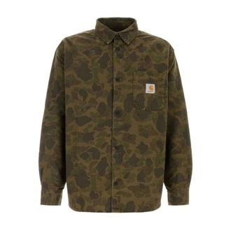 Carhartt Work in Progress Homme, Chemises, Vert, Taille: L Duck Shirt