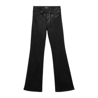 7 For All Mankind Jean bootcut Leggy en denim enduit - Femme - Jeans - Noir - Taille: W31