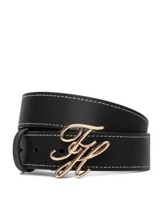 Tommy Hilfiger G&uuml;rtel Th Script 3.0 AW0AW18568 Dunkelblau