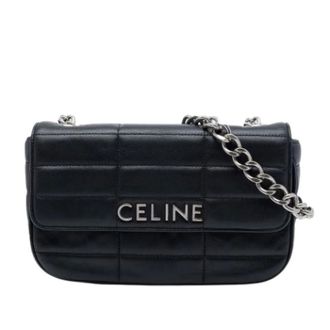 Celine Sac bandouli&egrave;re matelass&eacute; vintage Pre-owned - Femme - Pre-owned - Noir - Taille: ONE Size