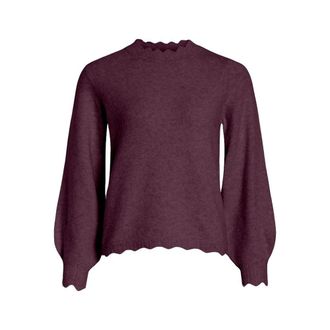 Vila Vinikolina O-Neck L/S Knit Top - Noos