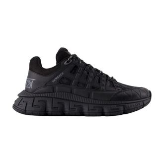 Versace Trigreca Jacquard Sneakers - - Shoes - Herren - Schwarzk - 41 EU