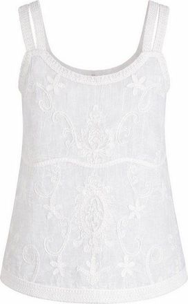Mississhop Blusentop Damen Top 100% Baumwolle - Stickerei Gr. 38-40