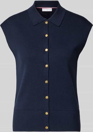 Tommy Hilfiger Relaxed Fit Weste aus Baumwoll-Mix
