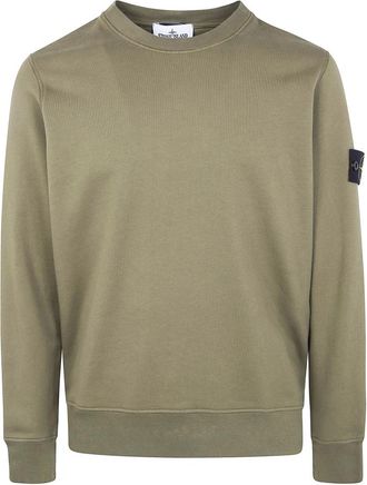 Stone Island Homme, Sweatshirts et sweats &agrave; capuche, Vert, Taille: 2XL SweaT-shirt ras du cou
