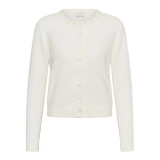 Kaffe Selly Cardigan - - Knitwear - Damen - Wei&szlig; - XS