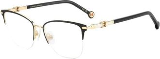 Carolina Herrera Femme, Accessoires, Jaune, Taille: 52 MM 0384 Eyeglasses
