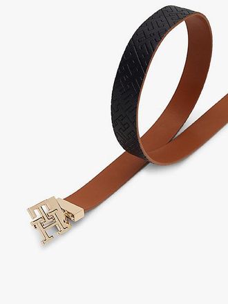 Tommy Hilfiger Ceinture r&eacute;versible en cuir &agrave; monogramme