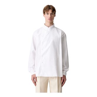 Kenzo Chemise crois&eacute;e - Homme - Chemises - Blanc - Taille: L
