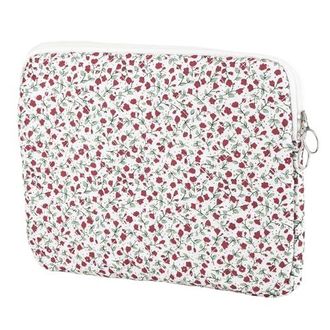 Generic Kexpery &Eacute;tui de Protection Floral pour Ordinateur Portable 15 Pouces Coque Souple pour Tablette et Pad