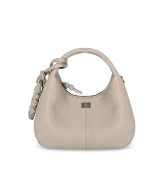 Ganni SAC HOBO MINI WHITE PEPPER GANNI