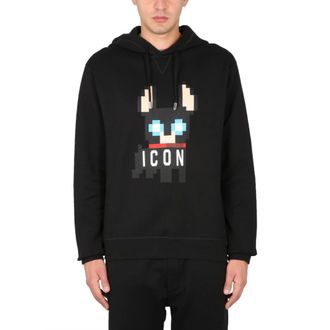 Dsquared2 Homme, Sweatshirts et sweats &agrave; capuche, Noir, Taille: XL Sweat Cool avec Collier
