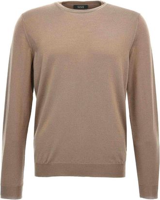 Zanone Rundhalspullover - Beige