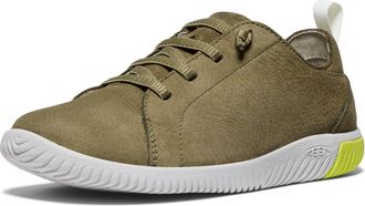Keen Unisex-Child KNX Lace Sneakers, Martini Olive/Evening Primrose 25/26