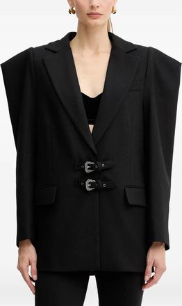 Versace Jeans Couture Jacke mit Schnallendetail - Schwarz