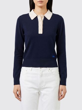 Wales Bonner Polo Femme couleur Bleu