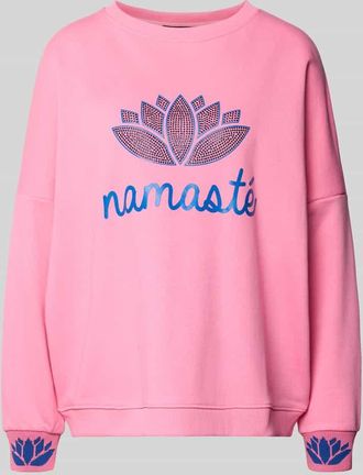 Miss Goodlife Oversized Sweatshirt mit gerippten Abschl&uuml;ssen