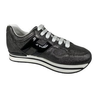 Hogan H222 Allacciato H Grande Sneakers - - Shoes - Damen - Grau - 35 EU