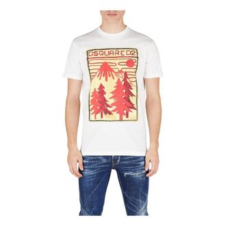 Dsquared2 Homme, Tops, Blanc, Taille: S Chemise Blanche