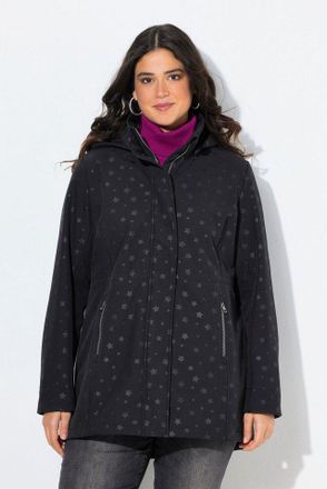 Ulla Popken Softshelljacke HYPRAR Softshelljacke wasserabweisend Kapuze