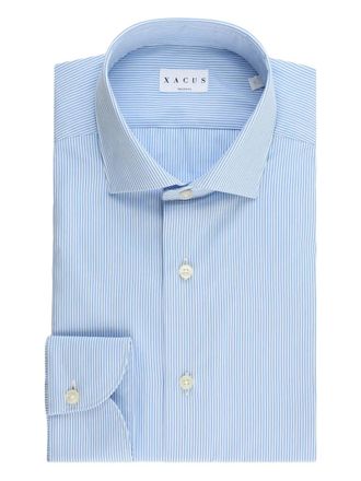 Xacus Gestreiftes Hemd - Blau