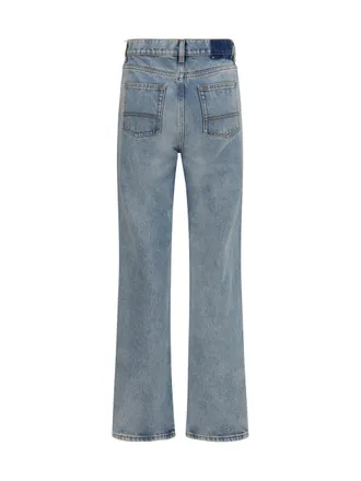 Golden Goose Womens Journey Jeans Blue Cotton