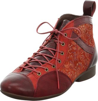 Think Think GUAD2 Damen chromfrei gegerbte nachhaltige Stiefelette, MATTONE/Kombi 9140, 38.5 EU