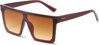 Generic Lunettes De Soleil &Agrave; Monture Large For Hommes Et Femmes, Id&eacute;ales For La Conduite En Ext&eacute;rieur Les Vacances. D&eacute;coratives(Brown)