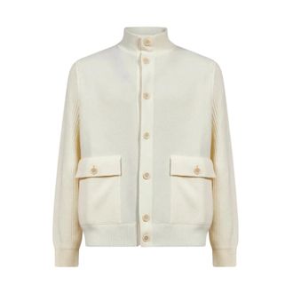 Lardini Doppelstrickjacke - - Knitwear - Herren - Beige - M