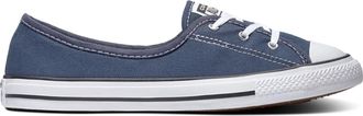 Converse Sneaker CONVERSE CHUCK TAYLOR ALL STAR BALLET LACE, Damen, Gr. 40,5, navy, wei&szlig;, schwarz, Textil, Schuhe Sneaker, Topseller