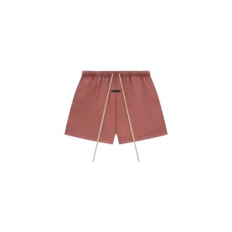 Fear of God Heavy Fleece Soccer Short - - Shorts - Herren - Rot - S